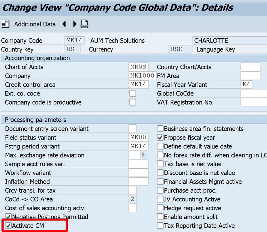 SAP Cash Position Report