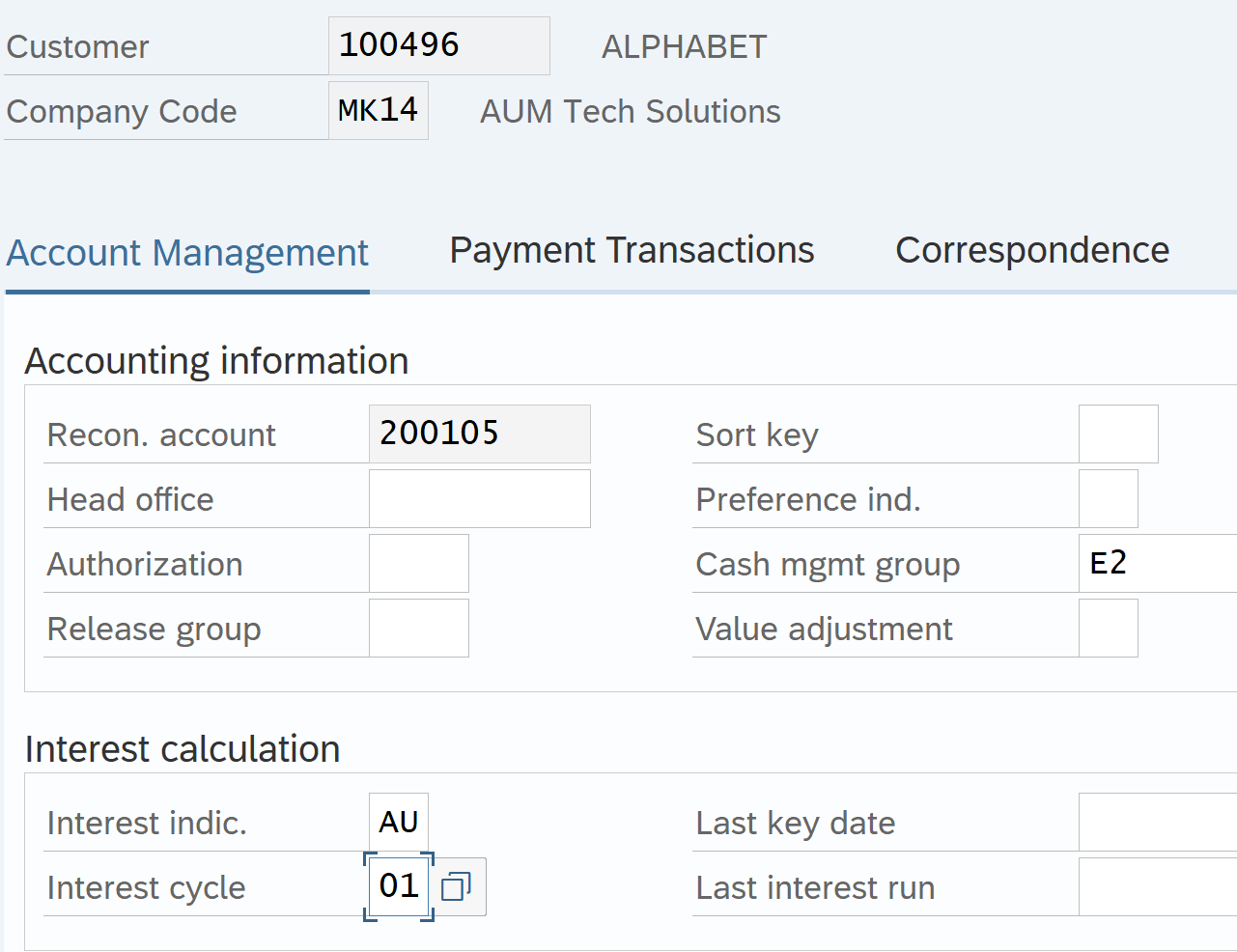 Sap Accounts Receivable